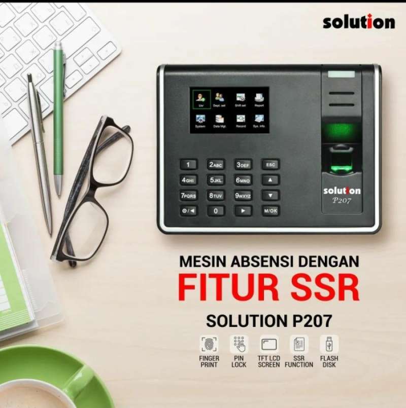 Promo Solution P207 , Absensi Standart Dan Mudah Di Gunakan Diskon 7% ...