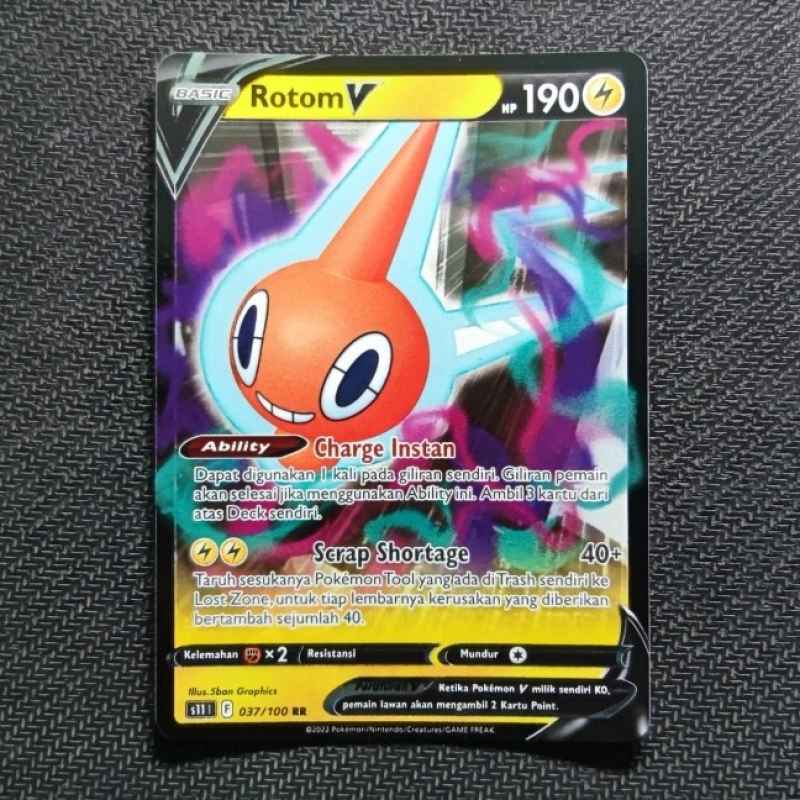 Promo ROTOM V POKEMON TCG INDONESIA Diskon 23% di Seller Kitchen Corner ...