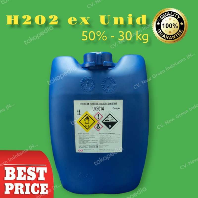Promo hydrogen peroxide 50%/ h2o2 50 - 30 kg Diskon 38% di Seller ...