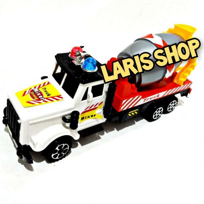 Promo MAINAN TRUK MOBIL MOLEN TRUCK MIXER ADUK SEMEN - LUTOFIA - 1 PCS ...