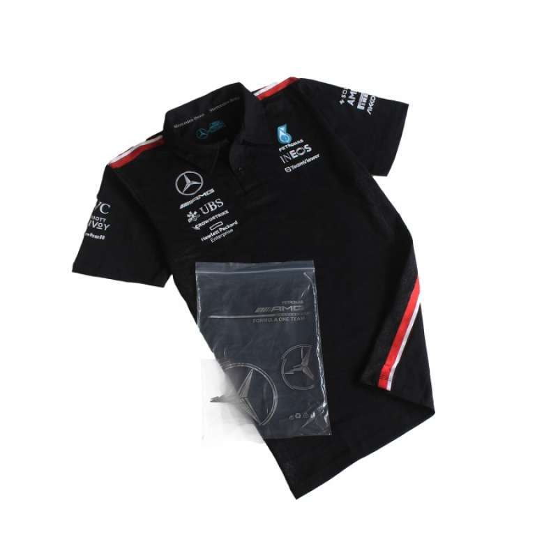Promo POLO SHIRT RACING MARCEDES AMG F1 TEAM 2023 GRADE ORIGINAL ...