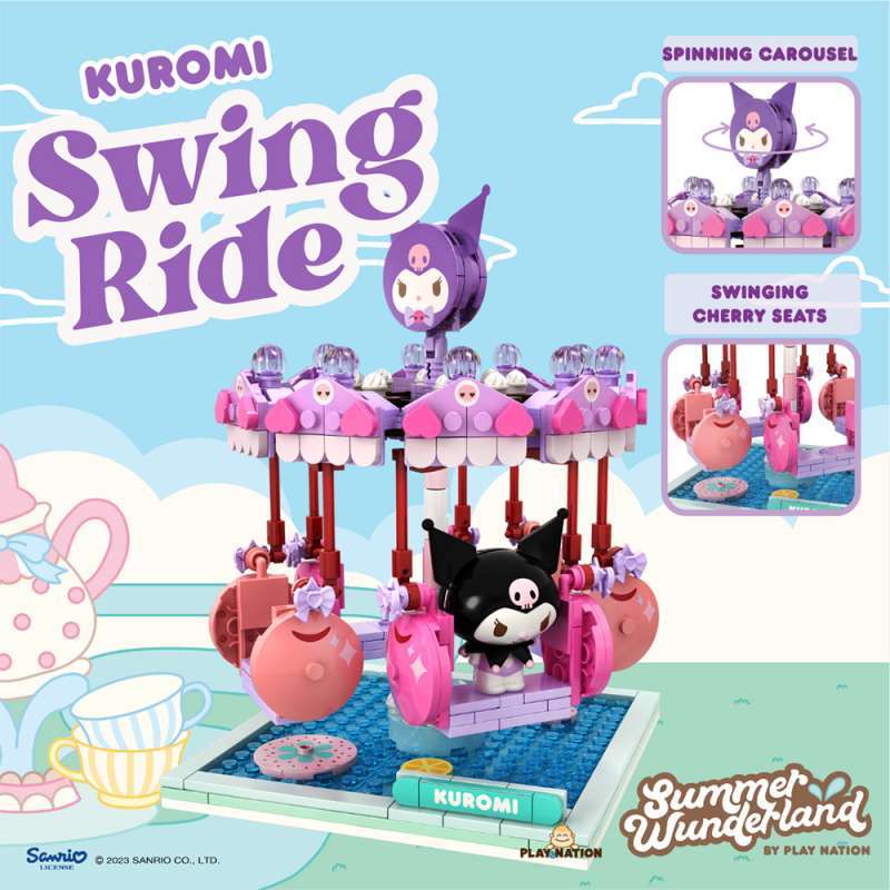 Jual Play Nation Sanrio Kuromi Swing Ride Blocks di Seller CHOEYSTORE ...