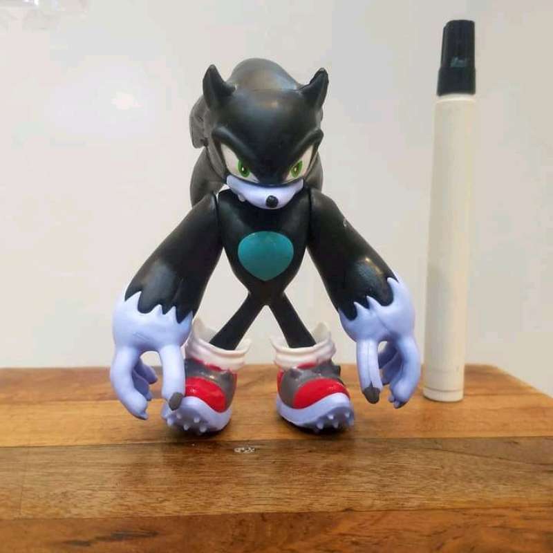 Jual sonic family figure giant big shadow black sonic sonic the ...