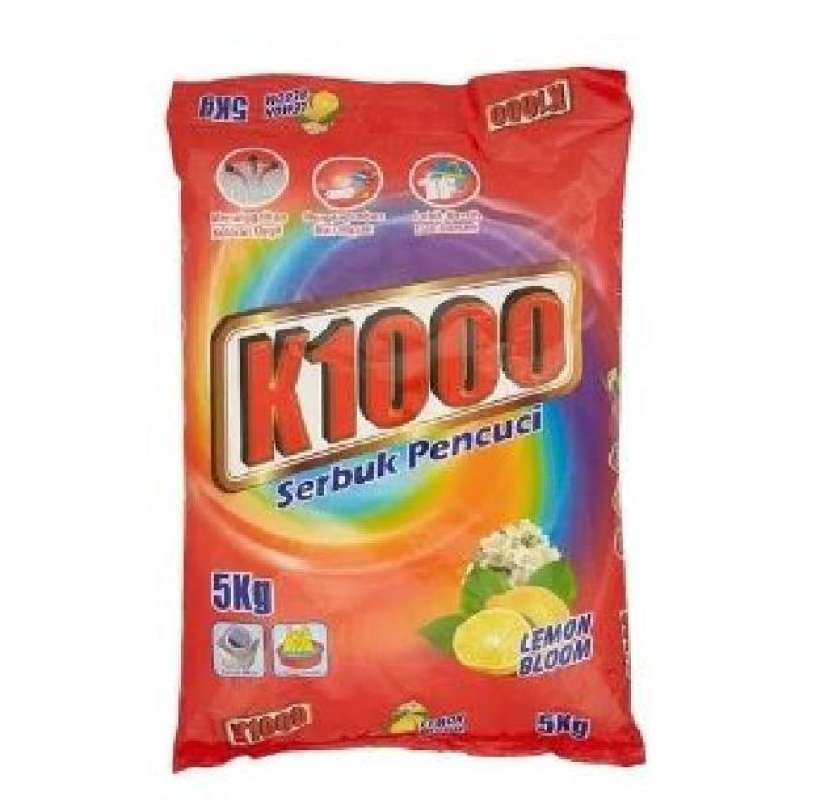 Jual detergen bubuk sabun cucui K1000 berat 5 kg - Lavender di Seller ...