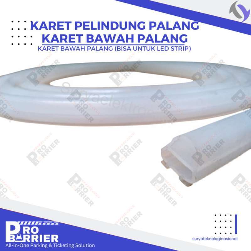 Jual Karet Pelindung Bawah Palang Barrier Gate Karet Tempat Led Strip ...