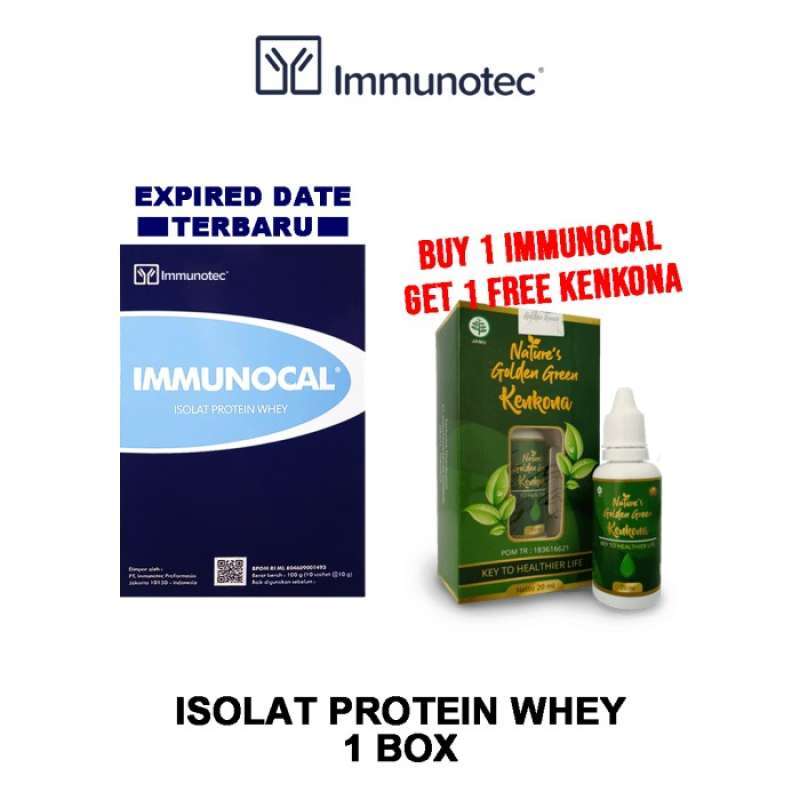 Promo Immunocal Isolat Protein Whey I Susu Imunocal Isi 7 Sachet / Box Diskon 23% di Seller ...