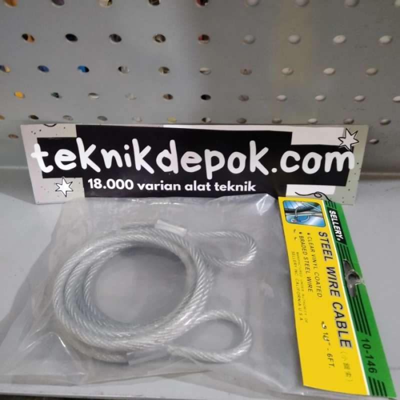 Promo Tali Sling Besi 1.8 Meter Tali Pengaman Tali Tarikan Benda Steel ...