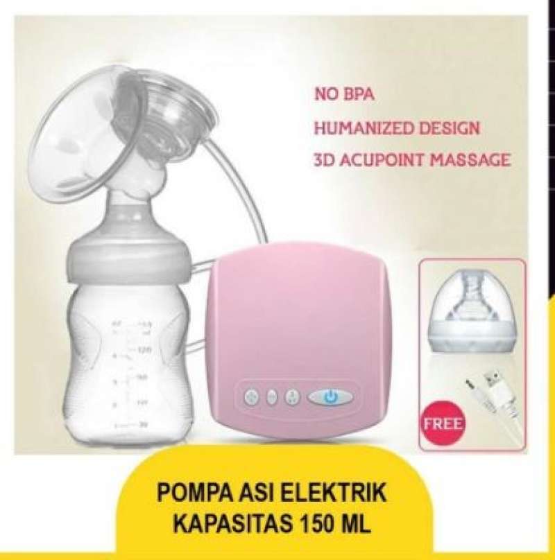 Promo Pompa ASI Breastpump Feeding Botol Pump Susu Electric USB Milk ...