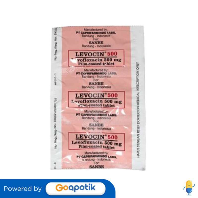 Jual Levocin 500 Mg Strip 6 Tablet Di Seller Apotek Mitra Perintis ...