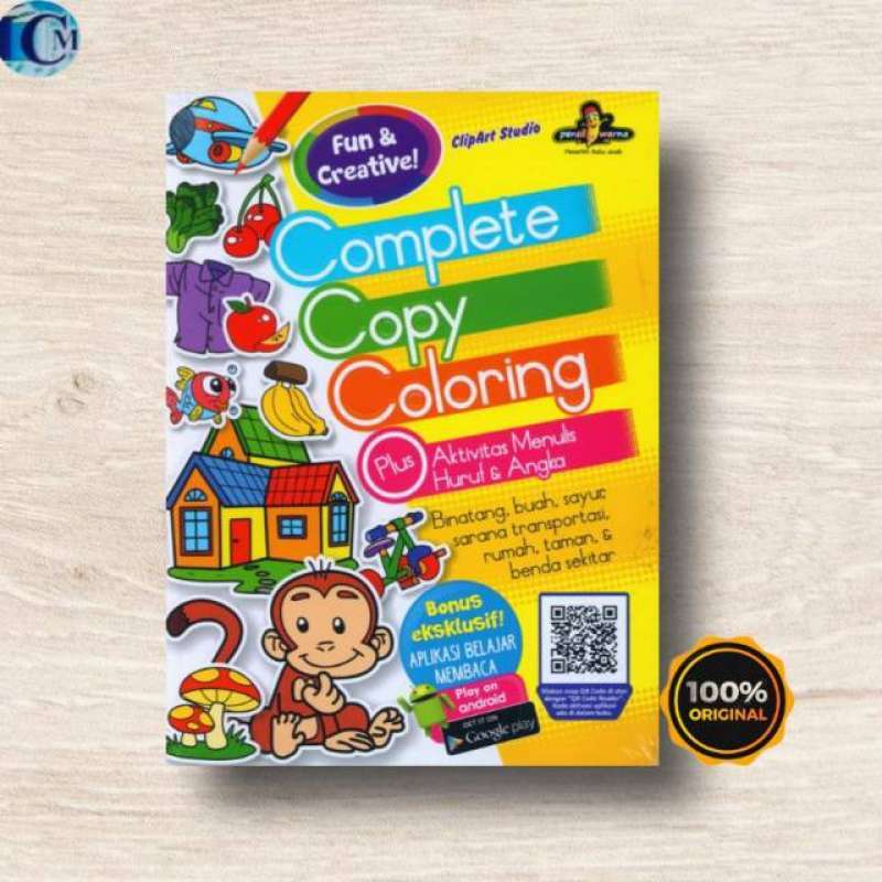 Jual Complete Copy Coloring Plus Aktivitas Menulis Huruf & Angka Untuk ...
