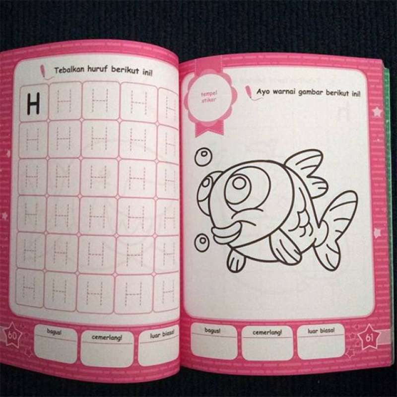 Jual Complete Copy Coloring Plus Aktivitas Menulis Huruf & Angka Untuk ...