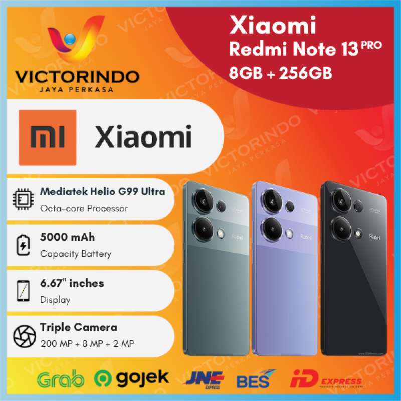 Promo Xiaomi Redmi Note 13 Pro ( Ram 8gb + Rom 256gb ) Garansi Resmi ...