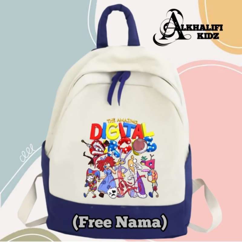 Promo The amazing Digital Circus Tas Ransel Anak Free Nama - Pink ...