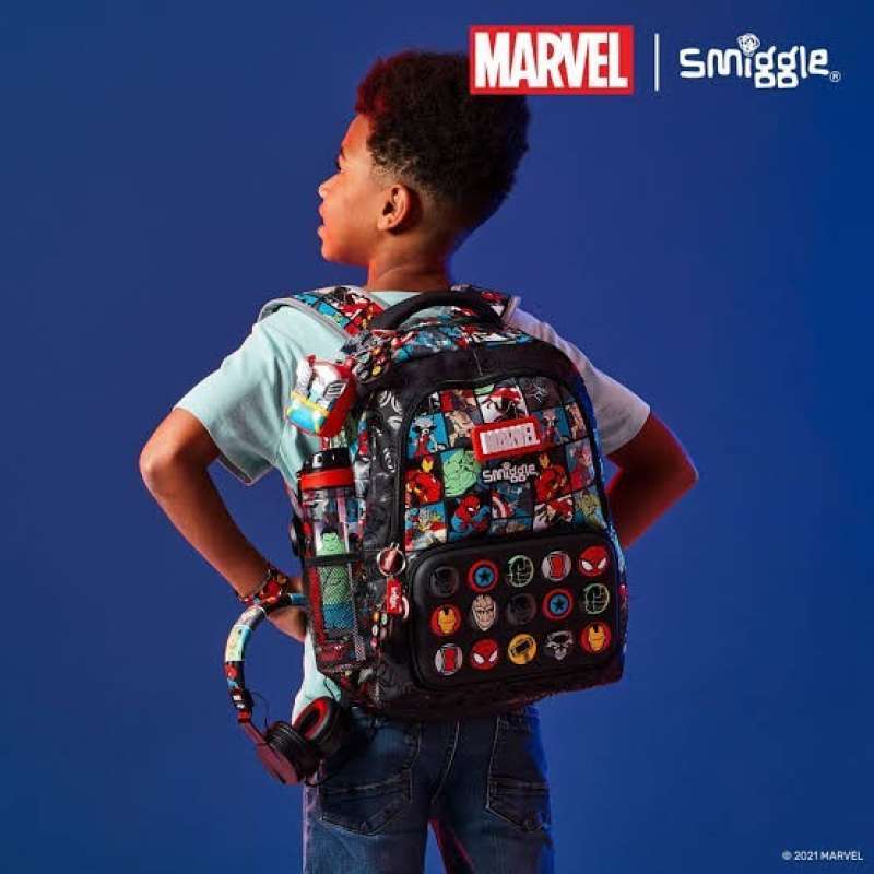 Promo SMIGGLE MARVEL AVENGERS Backpack - backpack - Backpack Diskon 2% ...