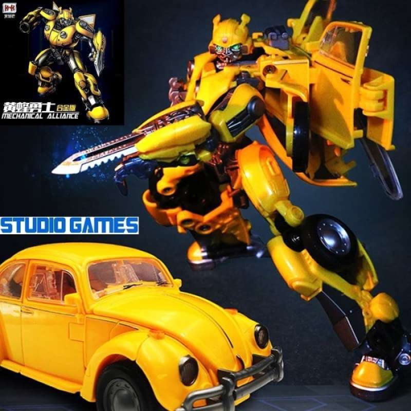 Promo Robot Transformers BumbleBee Movie B-127 VW Beetle - BMB Yellow ...