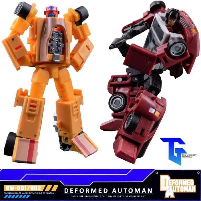 Promo Deformed Automan BW-002 Fast Pioneer - Transformers Menasor ...