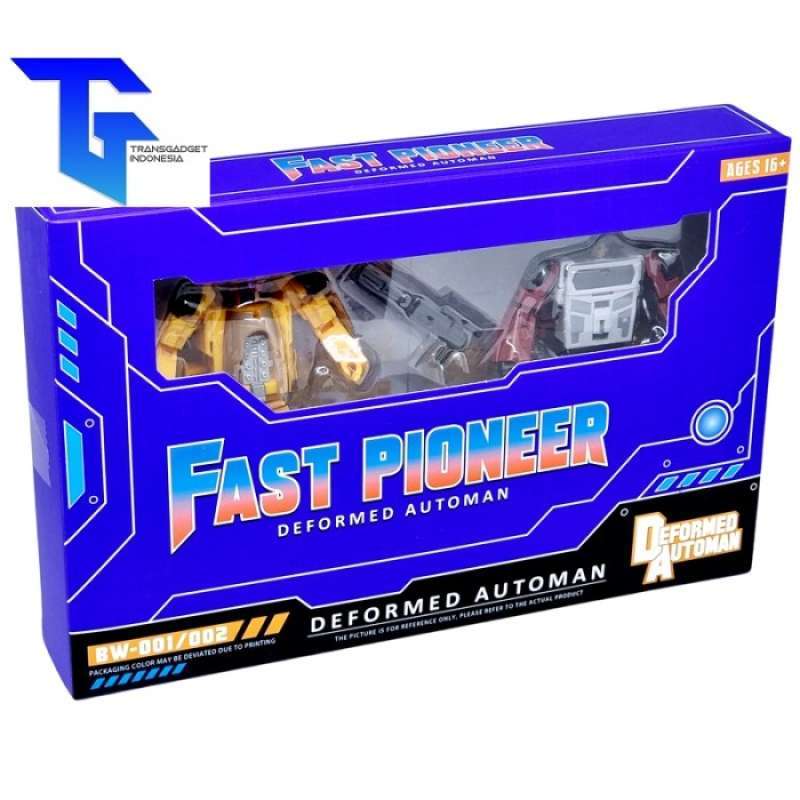 Promo Deformed Automan BW-002 Fast Pioneer - Transformers Menasor ...