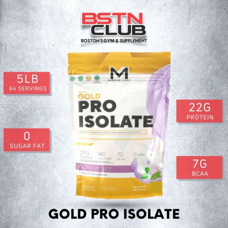 Promo MUSCLEFIRST MUSCLE FIRST M1 GOLD PRO WHEY ISOLATE 5 LBS Diskon 33 ...