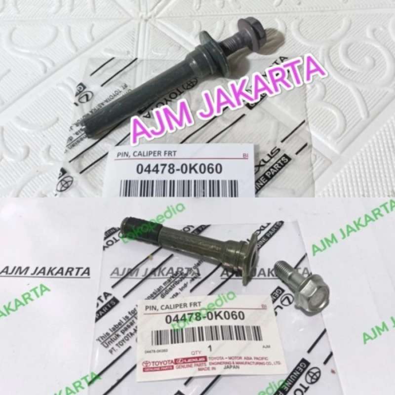 Promo Pin caliper baut kaliper rem innova hilux single cabin harga 1roda 2pc Diskon 9% di Seller ...