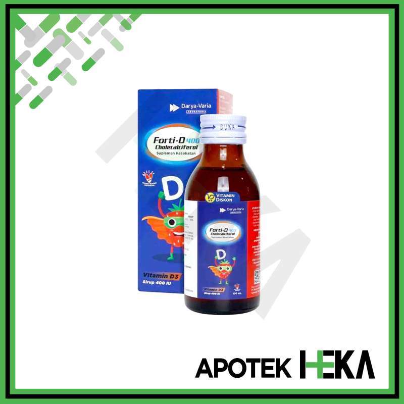 Jual Forti-d 400 Iu Syrup 100 Ml - Sirup Vitamin D3 Di Seller Apotek ...