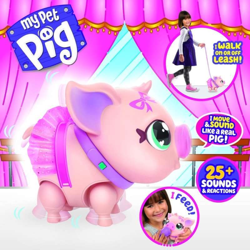 Jual Little Live Pets My Pet Pig Piggi Bella Feed Walk Interactive ...