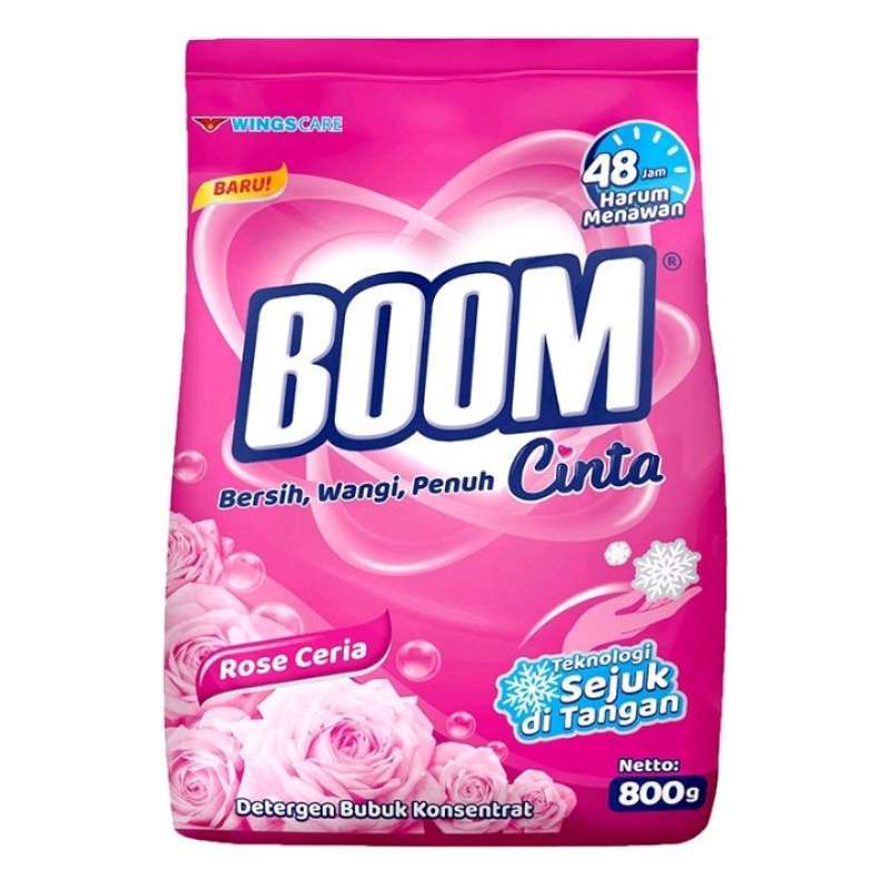 Jual Boom Detergent Bubuk Rose Ceria 800g Di Seller Toko Sherly - Toko ...