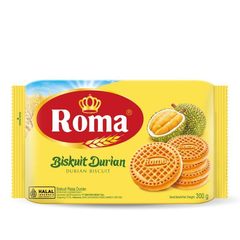 Promo Roma Biskuit Durian Diskon 9% Di Seller Mayora Official Store ...