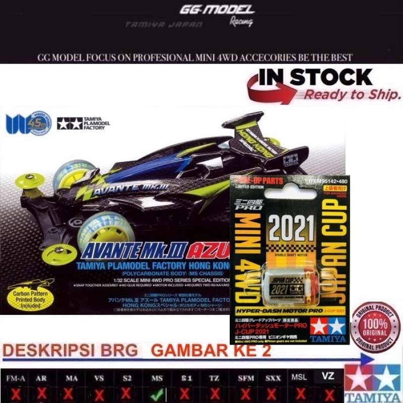 Promo Tamiya 92430 95142 Avante Mk Iii Azure Plamodel Factory Hongkong ...