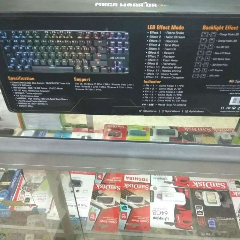 Jual Keyboard Gaming Digital Alliance Meca Wariors Rgb Di Seller Top Computer Bali - Pemecutan ...