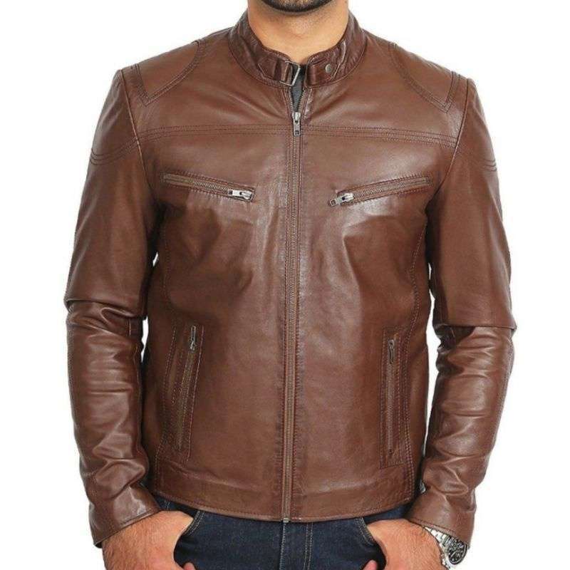 Promo Wolfs Jaket Kulit Pria Model Terbaru 100% Kulit Asli Domba Garut ...