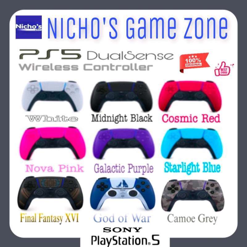 Jual Stick Ps5 Dualsense Wireless Controller Di Seller Nichos Game Zone - Nichos Game Zone ...