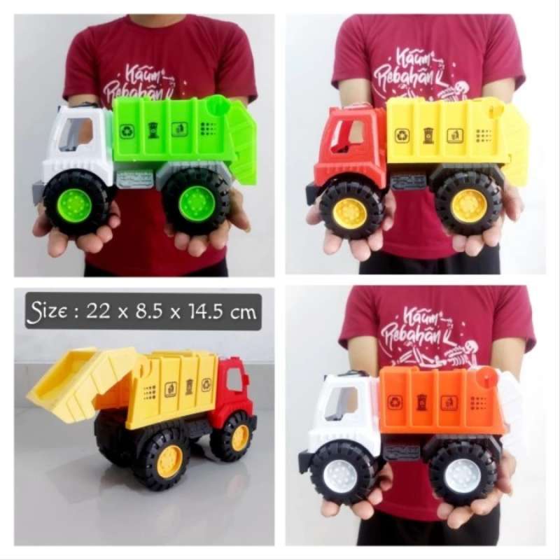Promo Mainan Set Mobil Truk Dan Tong Sampah Jumbo - Mobil Truck Tarik ...