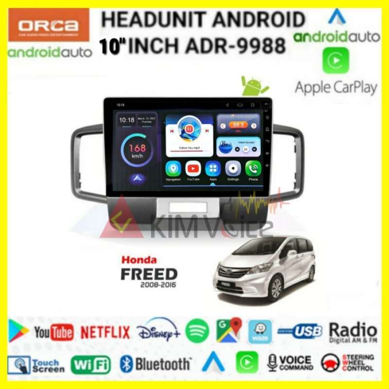 Promo Terlaris Head Unit Android Orca 10 Inch Oem Honda Freed Soket Pnp ...