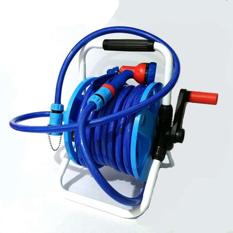 Jual Air Hose Reel Cmart + Selang 15 Meter + Semprotan Air Original Di ...