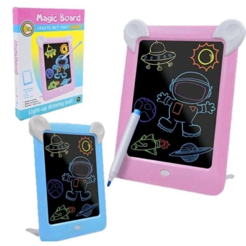 Promo Mainan Tablet Anak Tab Edukasi Menggambar Magic Board Papan Tulis ...