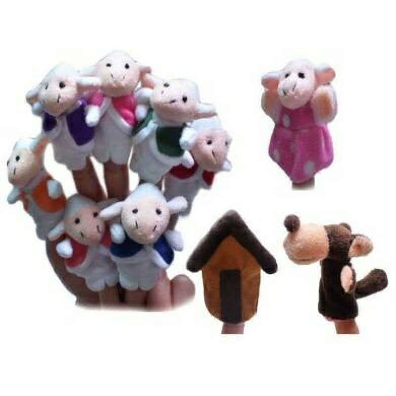 Promo Boneka Jari: Serigala Dan 7 Domba Kecil (the Wolf And Seven Goats ...