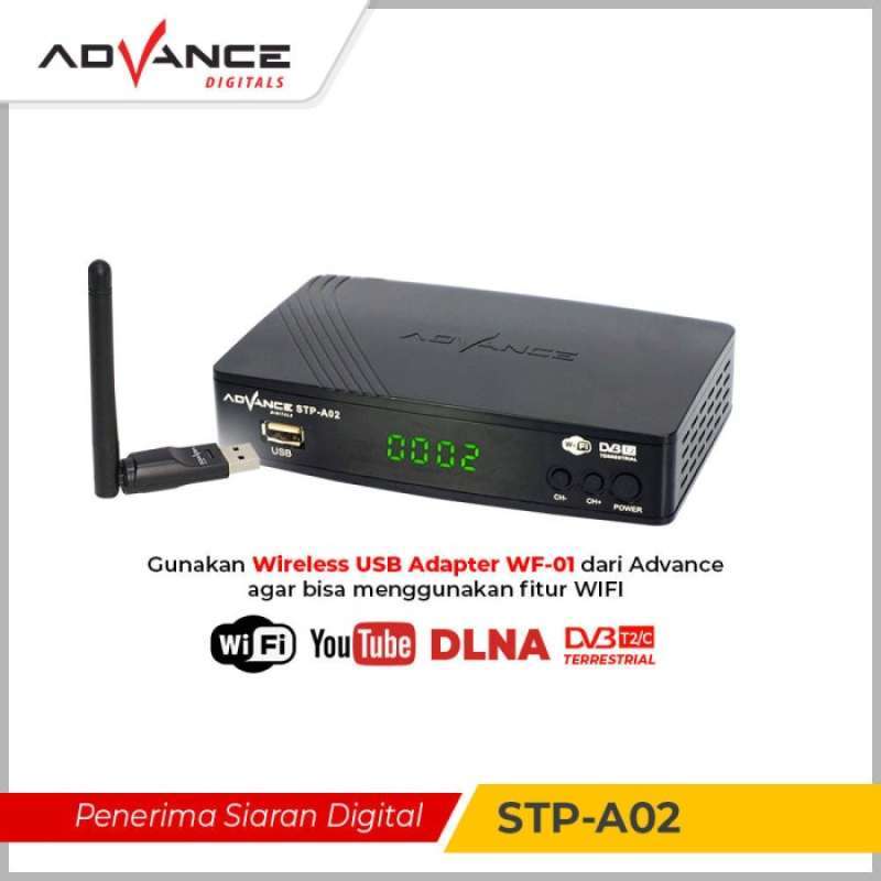 Jual Set Top Box Stb Advance Original Garansi Resmi - Stb+rca+hdmi Di ...