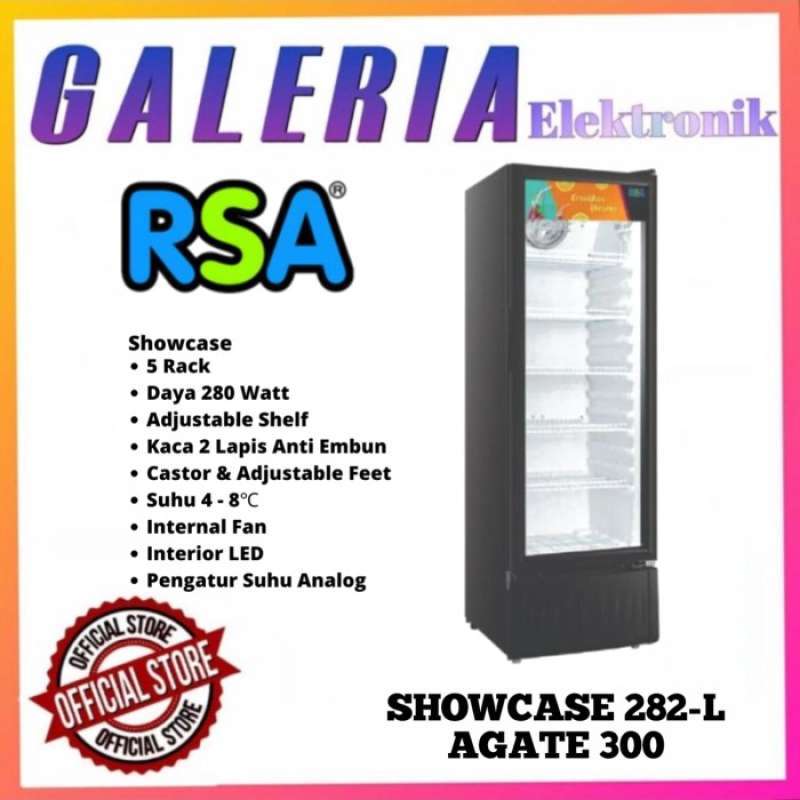 Promo Gea/getra/rsa Agate-300 Showcase Cooler Agate300 / Agate 300n ...