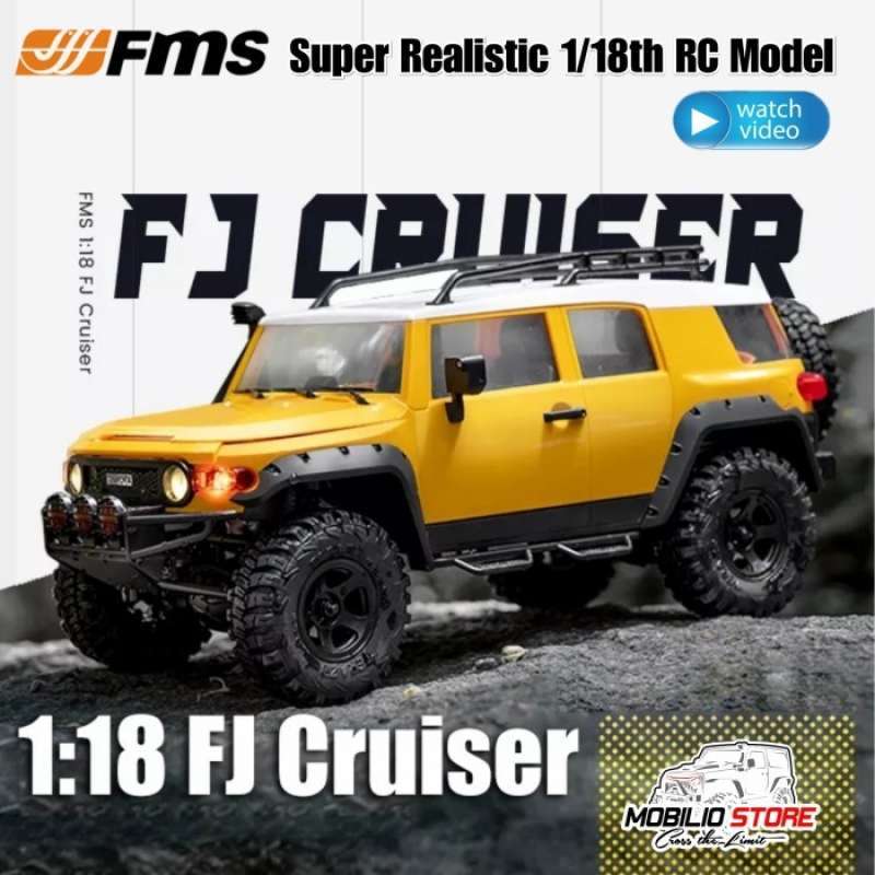 Promo Fms Rc 1/18 Scale Toyota Licensed Fj Cruiser Super Realistic 4wd ...