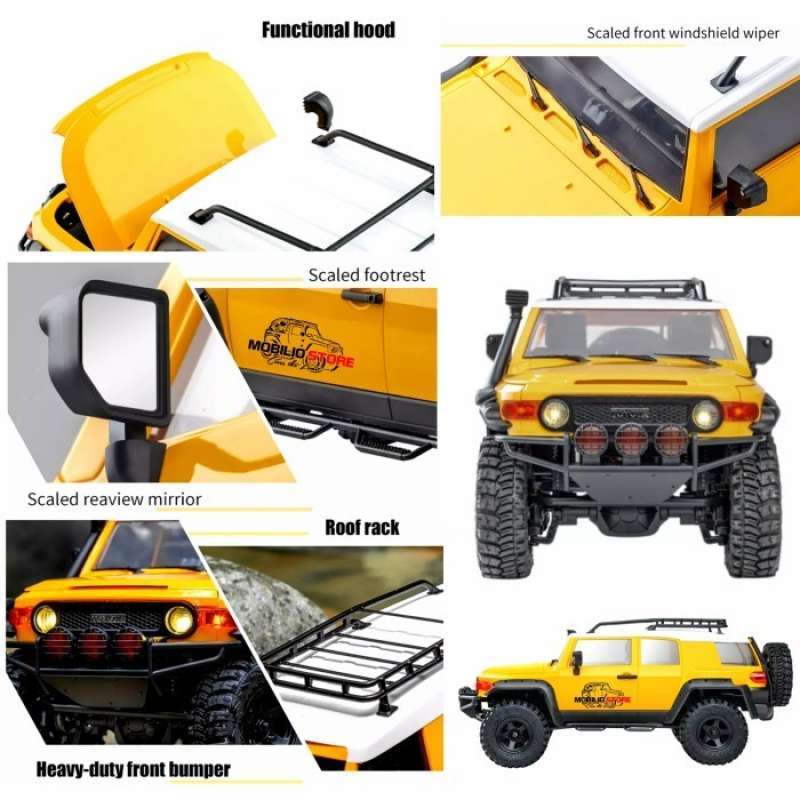 Promo Fms Rc 1/18 Scale Toyota Licensed Fj Cruiser Super Realistic 4wd ...