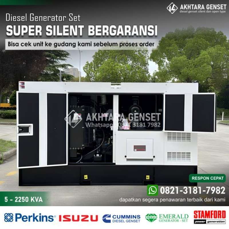 Jual Pusat Genset Surabaya 300 Kva - Perkins Isuzu Cummins Emerald Genset Silent Di Seller ...