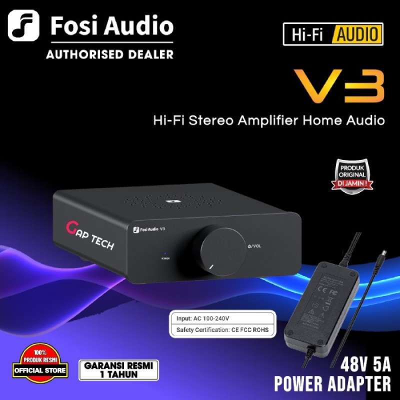 Jual Fosi Audio V3 / V 3 Hi-fi Stereo Amplifier Home Audio - 32v Di Seller Noelle - Cengkareng ...