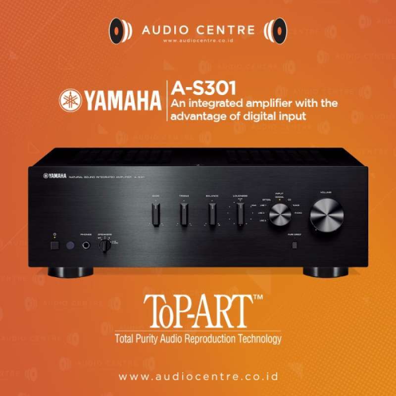 Jual Yamaha As 301 / A-s301 / As301 Integrated Amplifier - Hitam Di ...