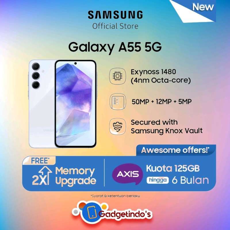 Jual Samsung Galaxy A55 Baru Garansi Resmi Di Seller Gadgetindos ...