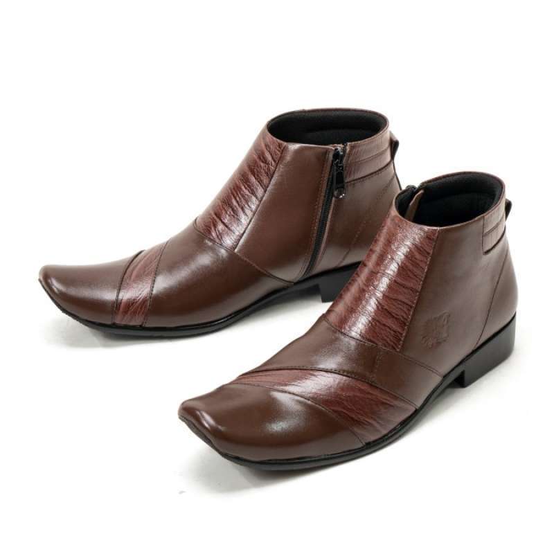 Promo Sepatu Boot Formal Pria Warna 0322ht Boots Pantofel Kulit Asli ...
