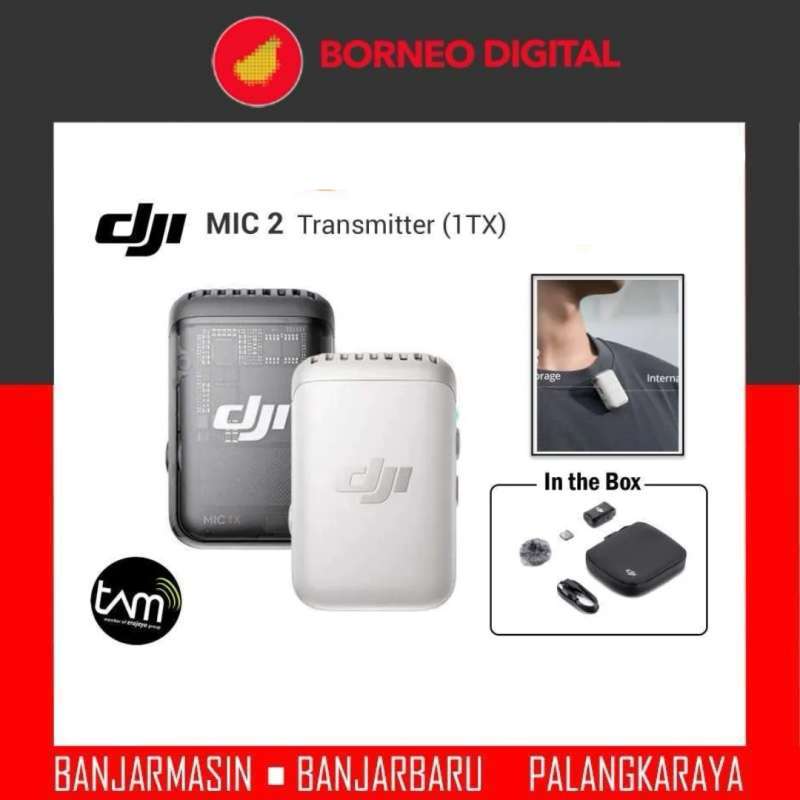 Jual Dji Mic 2 Tx Transmitter Wireless Microphone Di Seller Borneo ...
