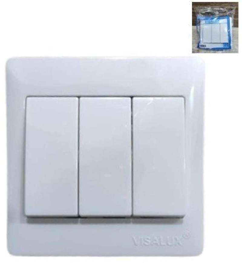 Jual Visalux Saklar Triple Decor 3 Gang On - Off Tanam / Timbul Vsd ...
