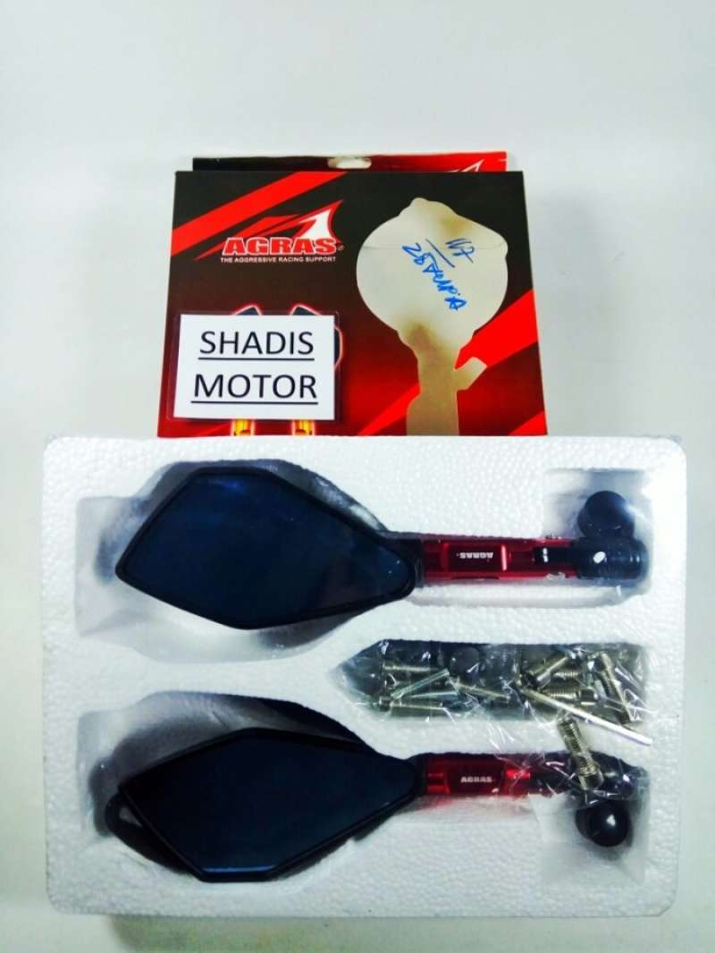 Promo Spion Motor Merk Agras Model Big Warna Merah Spion All Motor ...