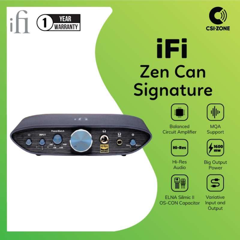 Promo Ifi Zen Can Signature Premium Hi-fi Headphone Amplifier Diskon 23% Di Seller Indah Purnama ...