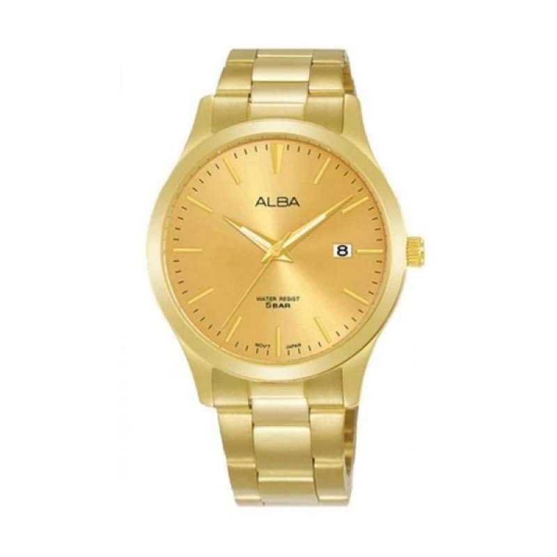 Jual Jam Tangan Alba Prestige Pria 100% Original Gold Stainless Steel ...